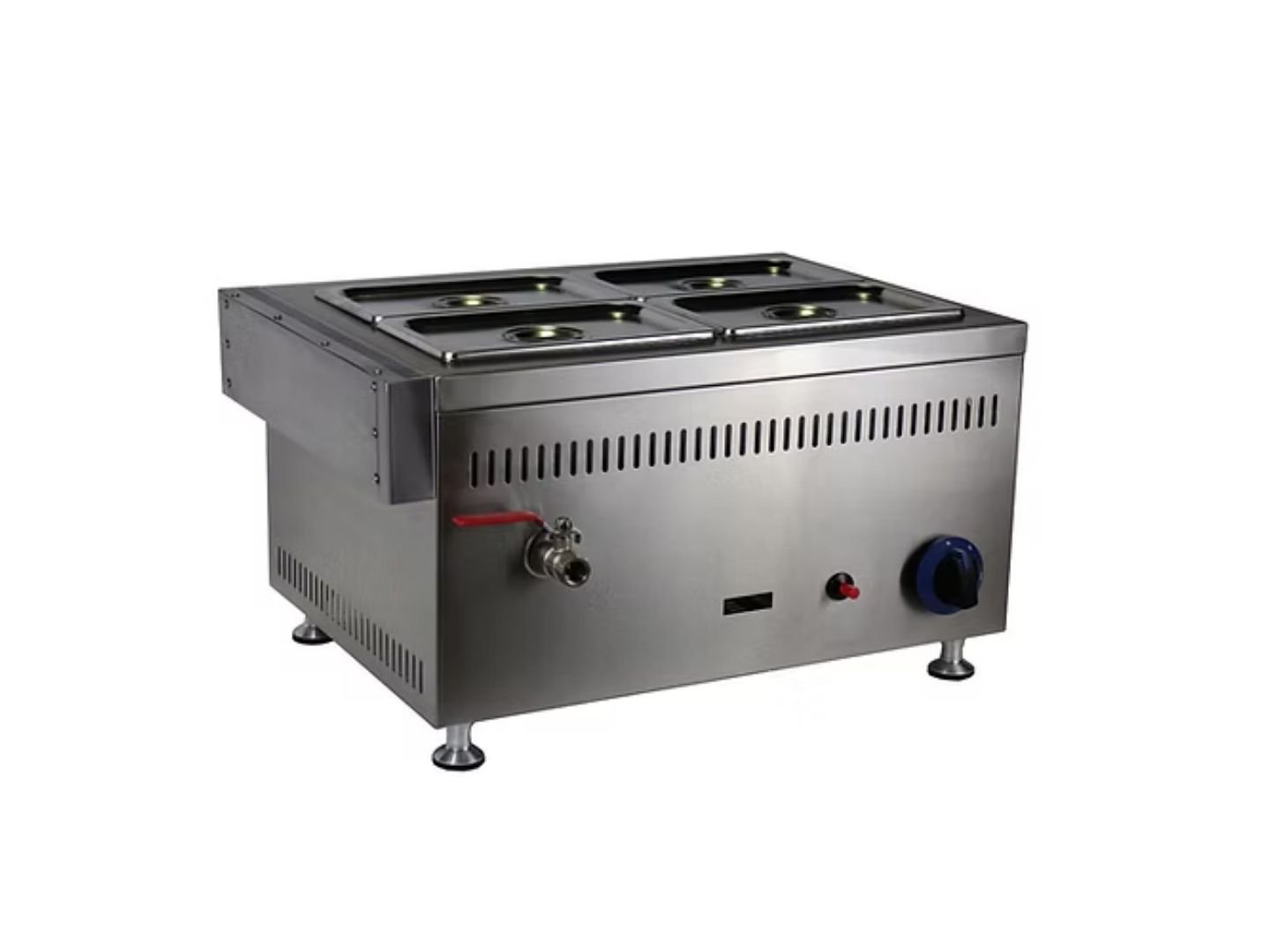 Infernus Gas Bain Marie - 4 x GN 14 Pans - equip24uk