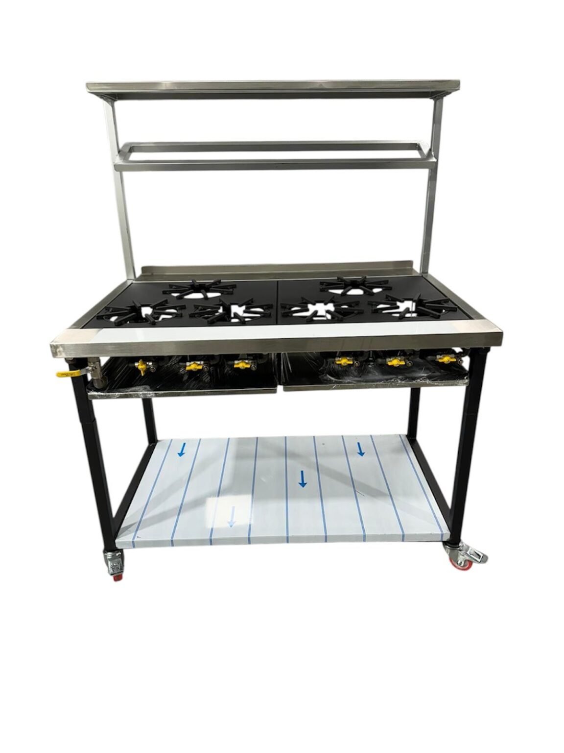 6 burner gas cooker coomercial gas cooker – Indian restaurant cooking range